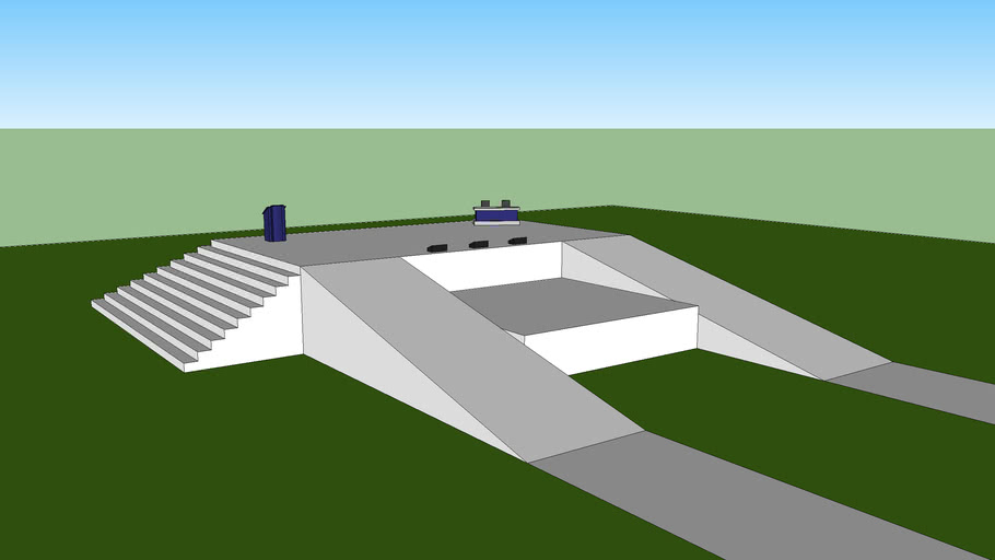 Escenario Teletón 1995 en el Estadio Nacional | 3D Warehouse