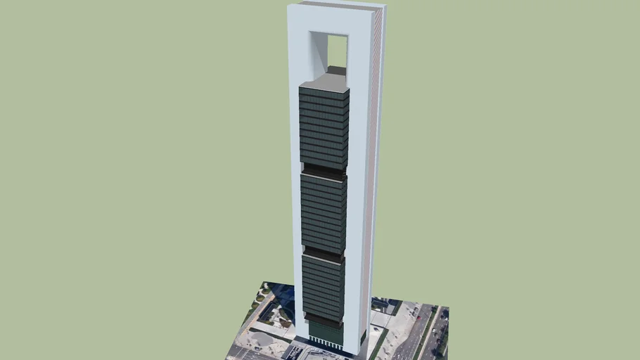 Torre Caja-Madrid(250m) | 3D Warehouse
