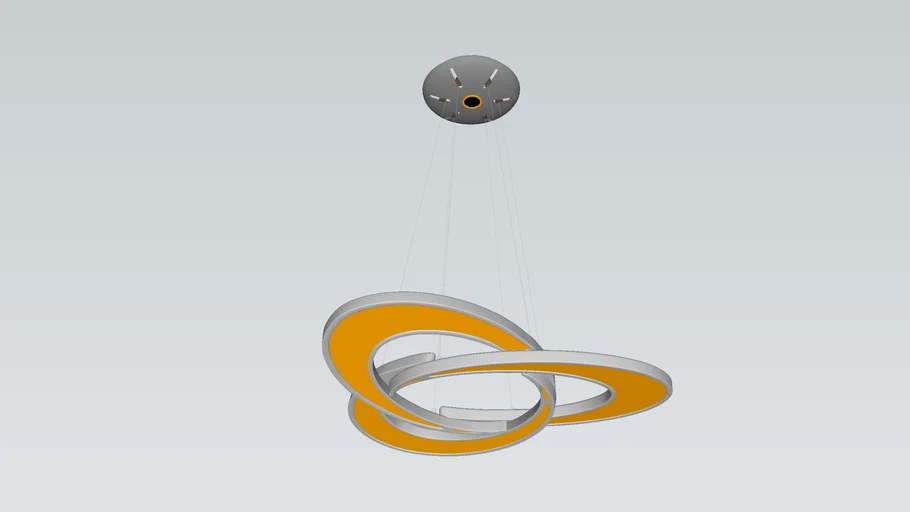 3_ring_ceiling_lamp | 3D Warehouse