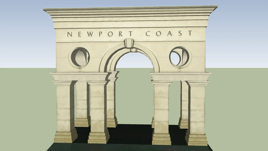 Newport Coast Right Arch | 3D Warehouse