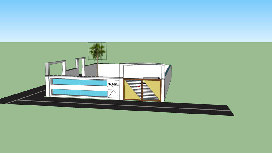 Modern Compound Gate | 3D Warehouse