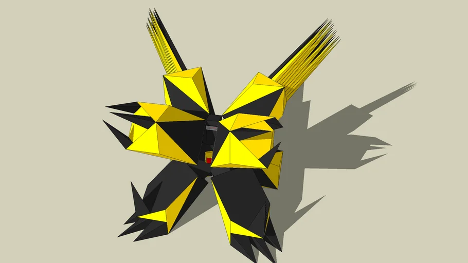 Robot Monster ( Black and Gold ) | 3D Warehouse