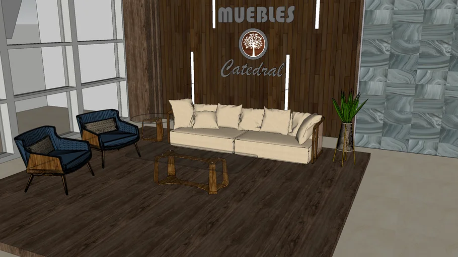 Furniture Exhibition Hall | 3D Warehouse