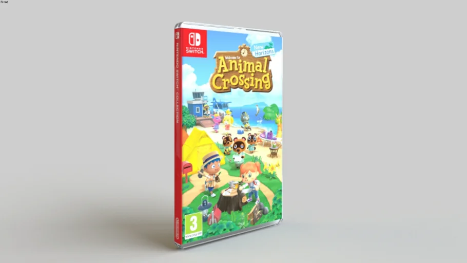 _Composição_Game_(Case Switch - Animal Crossing) | 3D Warehouse