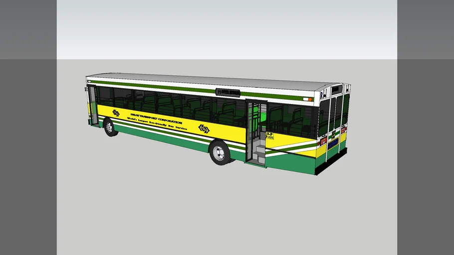 dtc bus old | 3D Warehouse