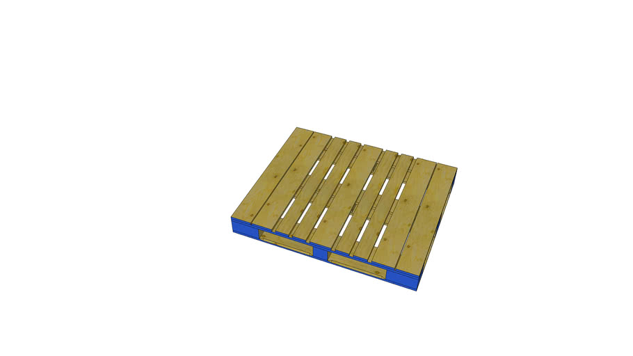 40' x 48' CHEP/PECO Pallet | 3D Warehouse