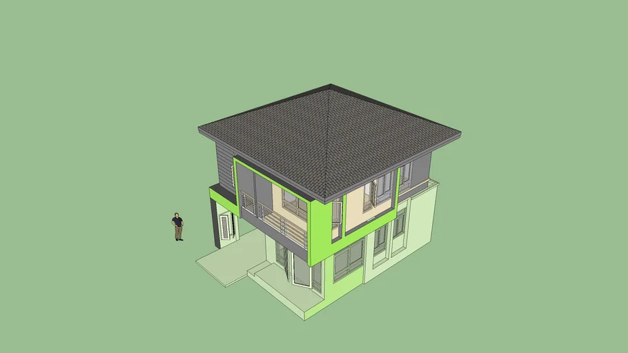 Detach house 2 floor | 3D Warehouse