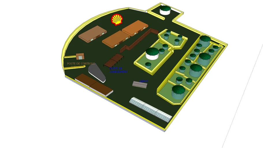 Tank farm Shell | 3D Warehouse