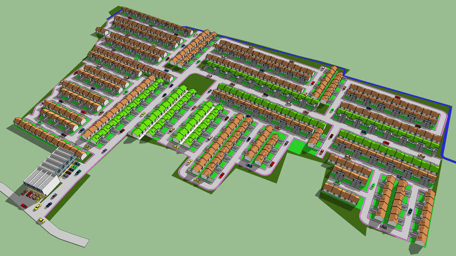 3d Site Plan | 3D Warehouse