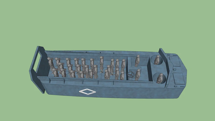 LCVP (highly detailed) | 3D Warehouse