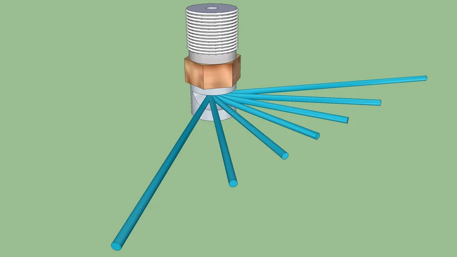 Spray Nozzle w/water | 3D Warehouse