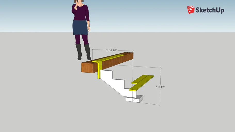 Boathouse Steps | 3D Warehouse