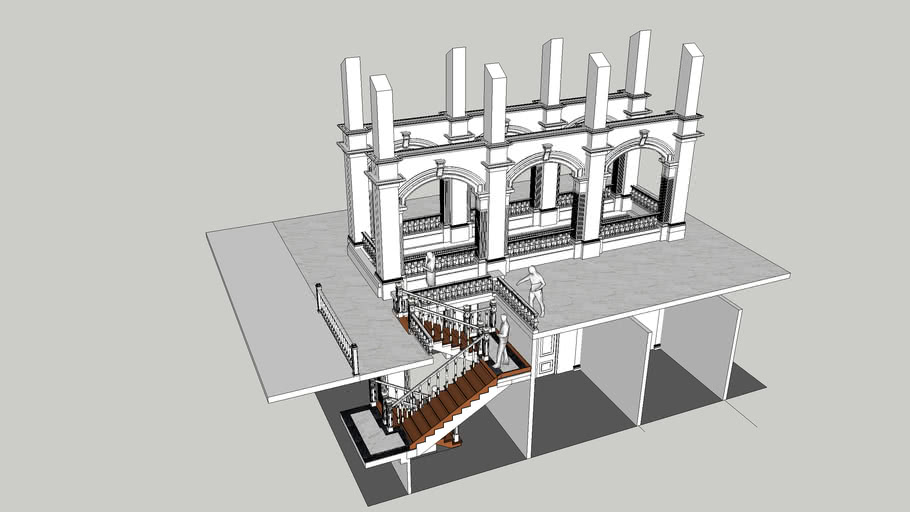 Void and stairs | 3D Warehouse
