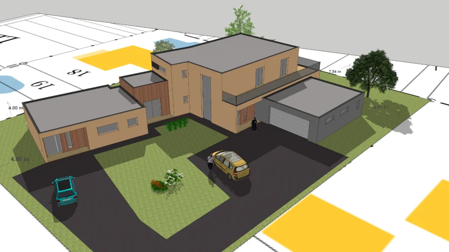 Maquette maison à 2 logements | 3D Warehouse