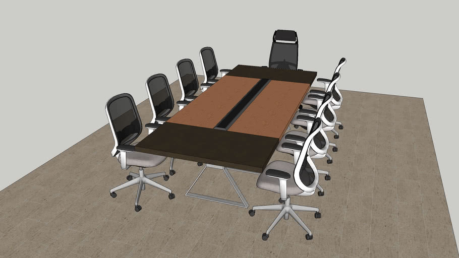 CONFERENCE TABLE 03 | 3D Warehouse