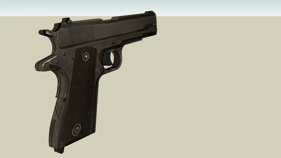 Colt .45 ACP pistol | 3D Warehouse
