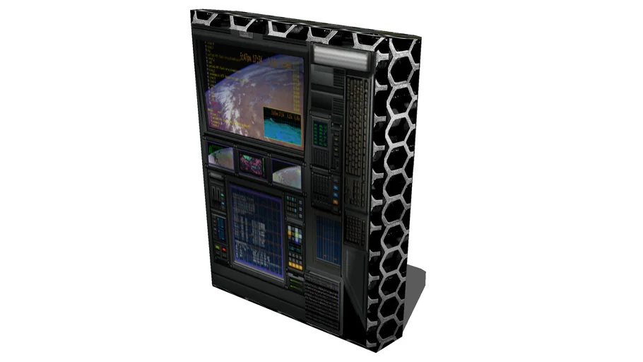 Sci-Fi Control Board | 3D Warehouse