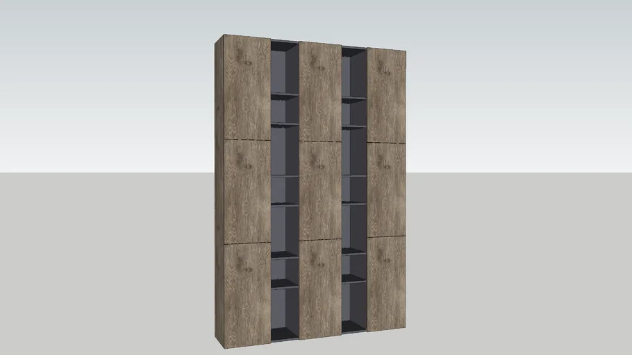 wooden shelf | 3D Warehouse