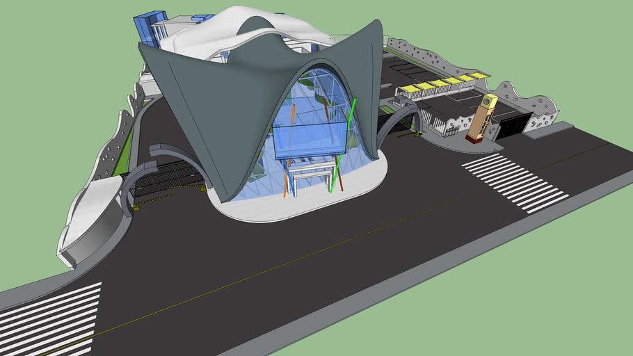 Terminal de buses | 3D Warehouse