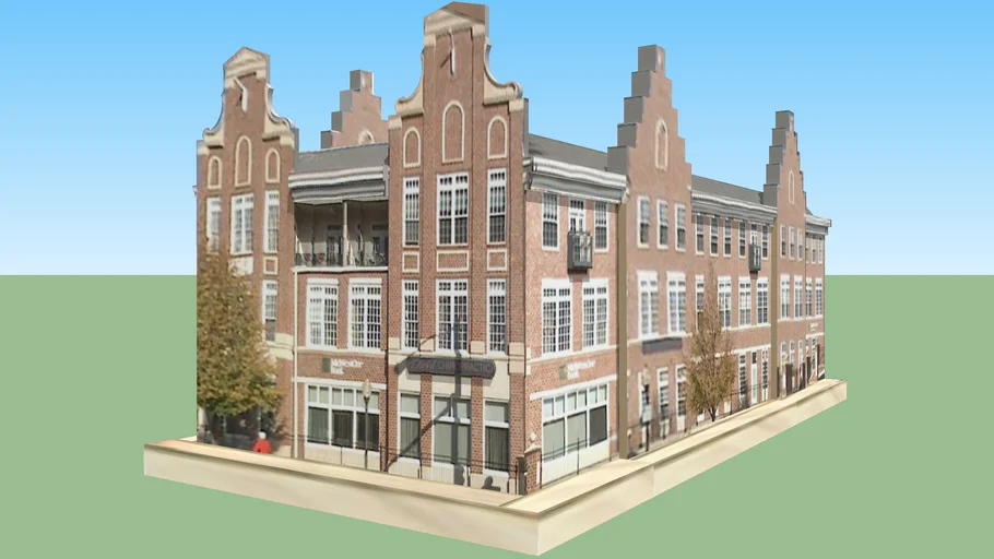 Molengracht Plaza, 700 Main, Pella, Iowa | 3D Warehouse