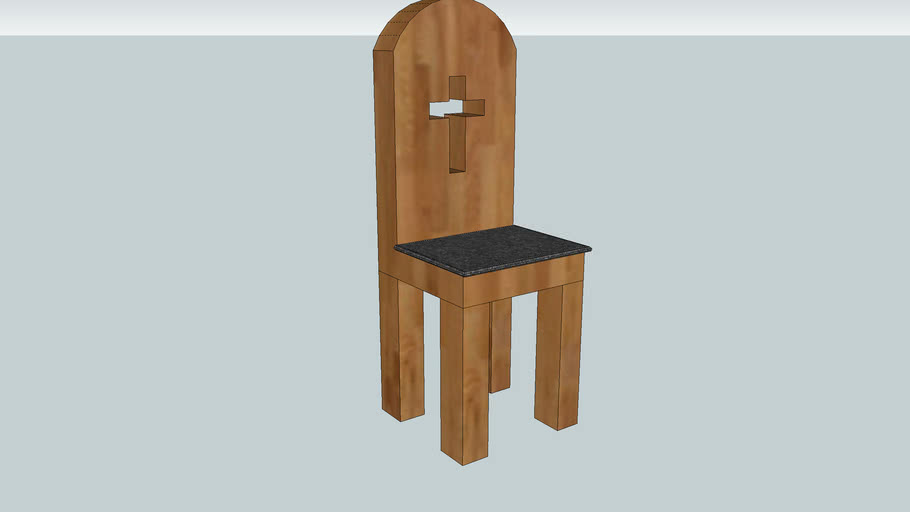 Church chair | 3D Warehouse