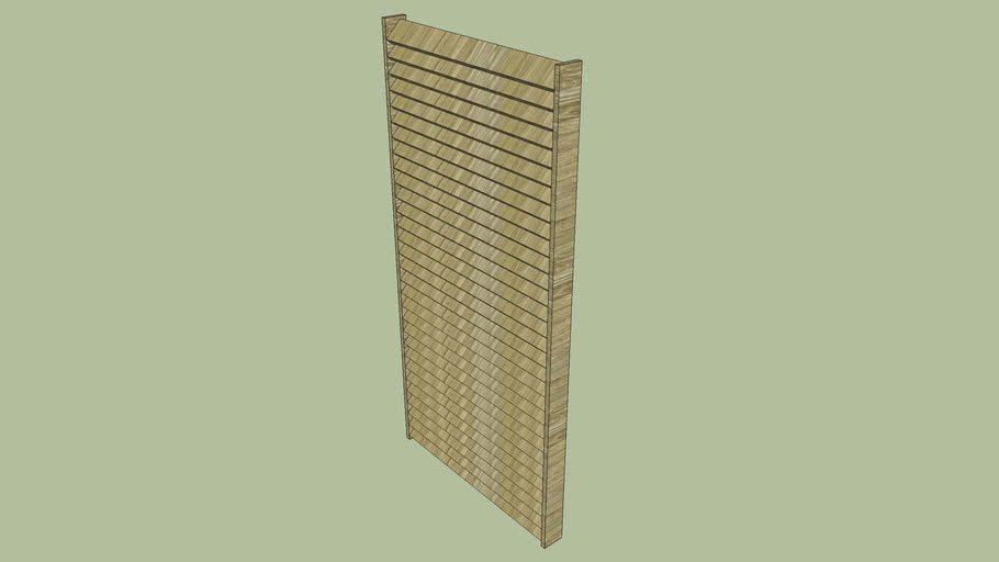 Timber Louvre | 3D Warehouse