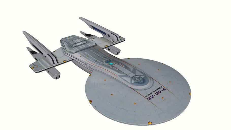 U.S.S. Xavier (Excelsior Study Model) | 3D Warehouse
