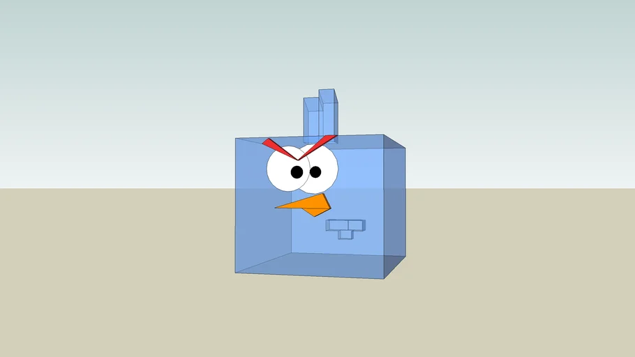 Ice Bird (Angry Birds Space) | 3D Warehouse