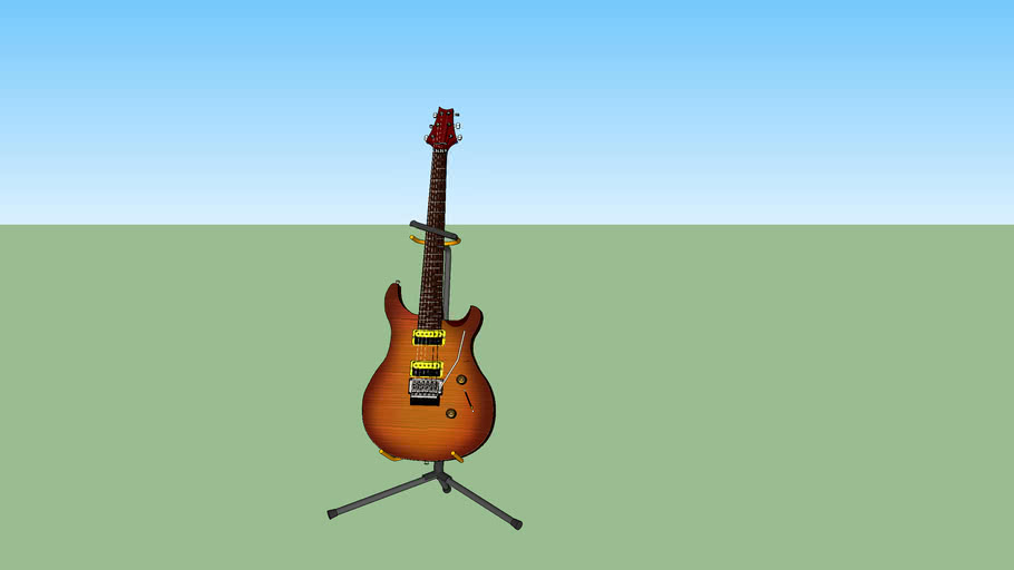 Guitar PRS with stand | 3D Warehouse