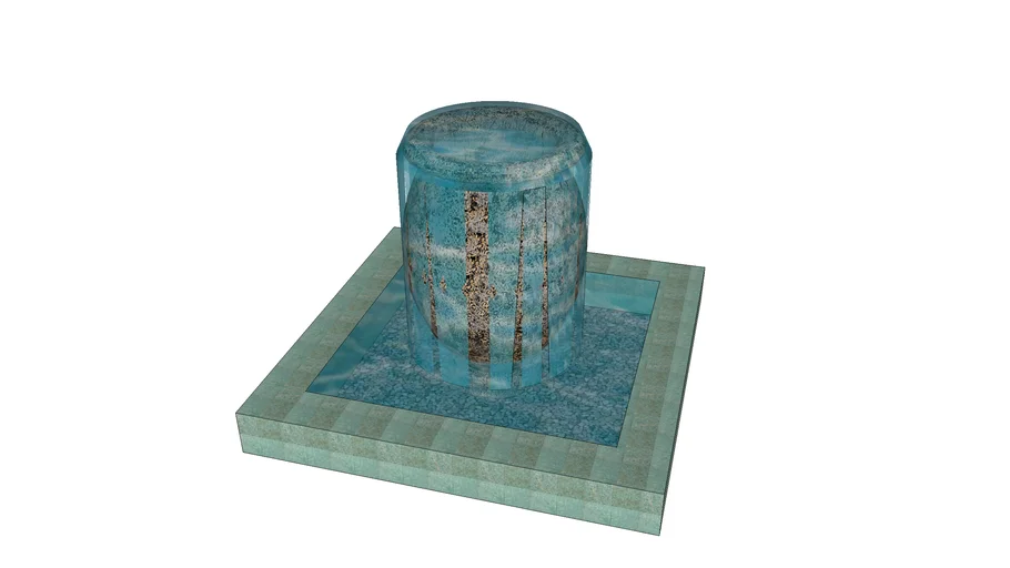 Pot Fountain | 3D Warehouse