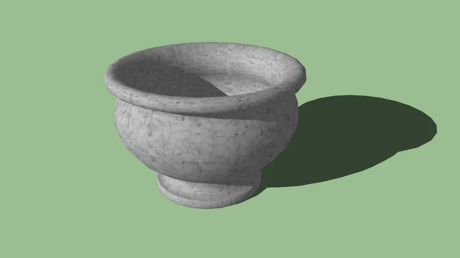 3D Stone Pot | 3D Warehouse