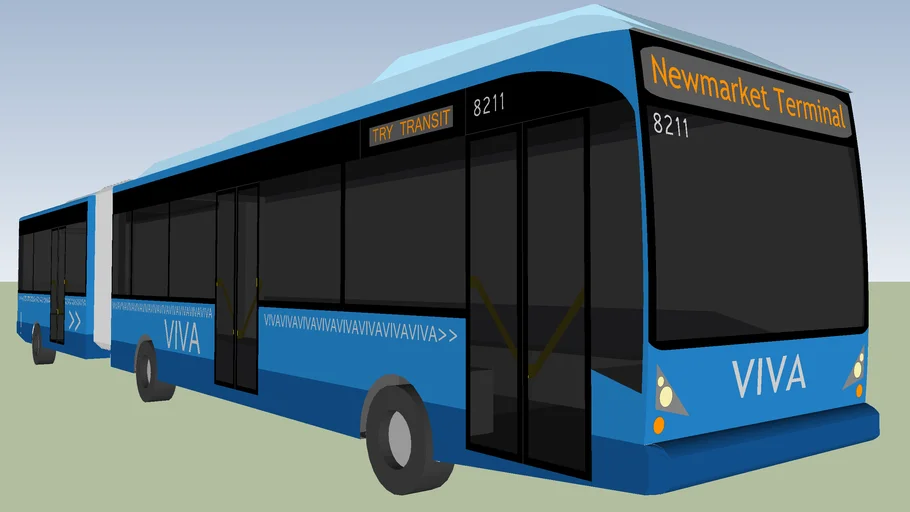 Viva Articulated Bus | 3D Warehouse