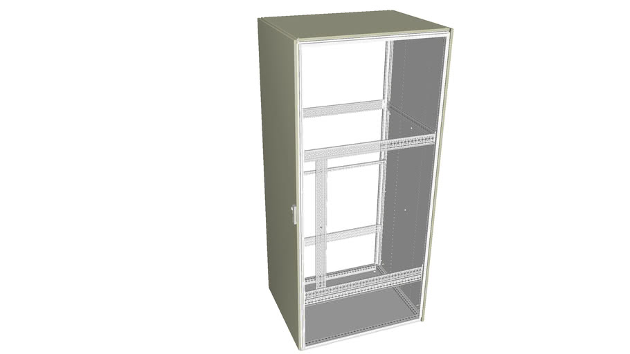 RITTAL ts8 enclosure 2200x800x1000 mm | 3D Warehouse