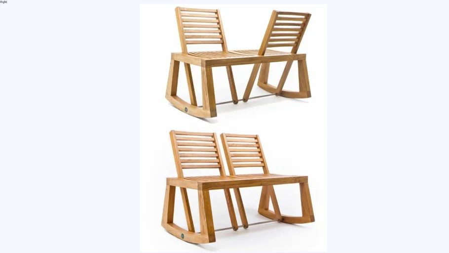 DOUBLE CHAIR | 3D Warehouse