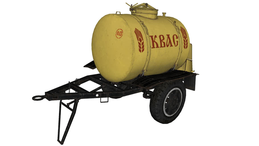 Soviet Kvass Barrel | 3D Warehouse