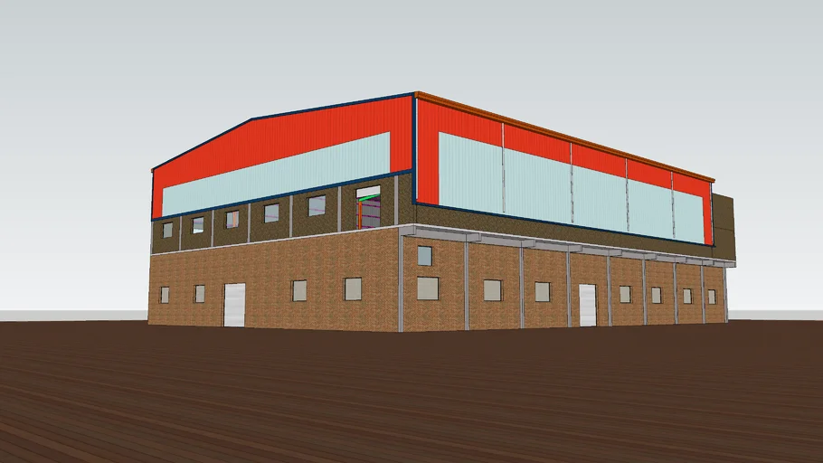 BOX PIPE STEEL STRUCTURE | 3D Warehouse