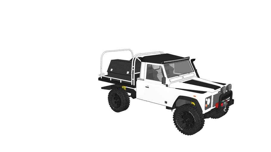 Land Rover Defender 110 Ute | 3D Warehouse