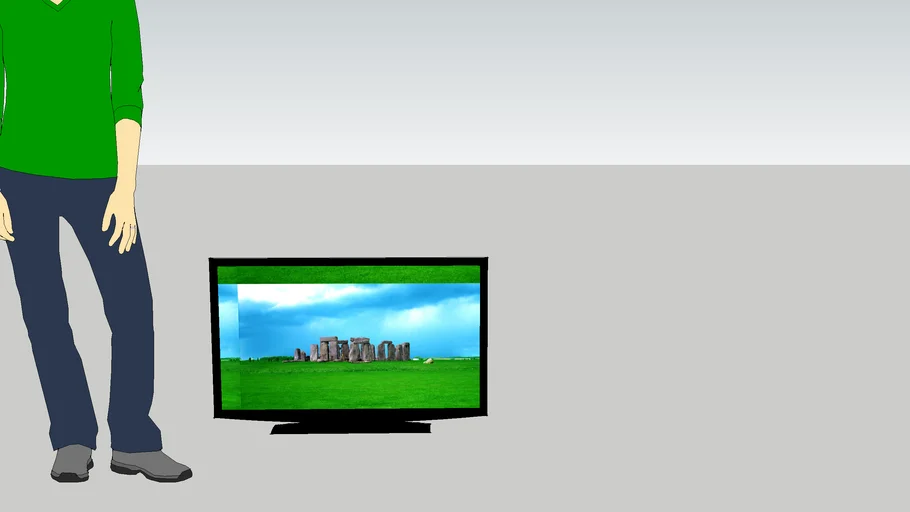 Televisor 40 pulgadas componente | 3D Warehouse