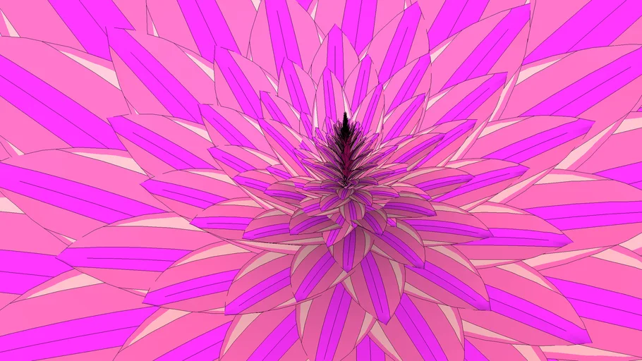 Fibonacci Flower | 3D Warehouse
