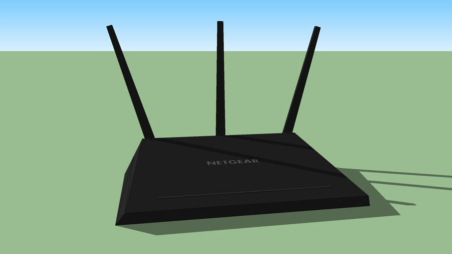Netgear Nighthawk AC1900 Router | 3D Warehouse