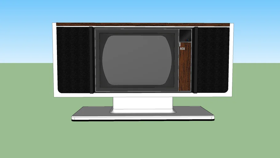 1969 RCA Model 2000 Color Television | 3D Warehouse
