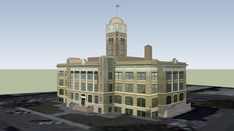 Johnson County Courthouse | 3D Warehouse