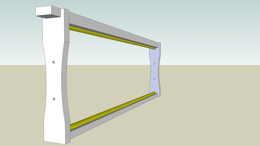 Homemade foundationless frame design | 3D Warehouse
