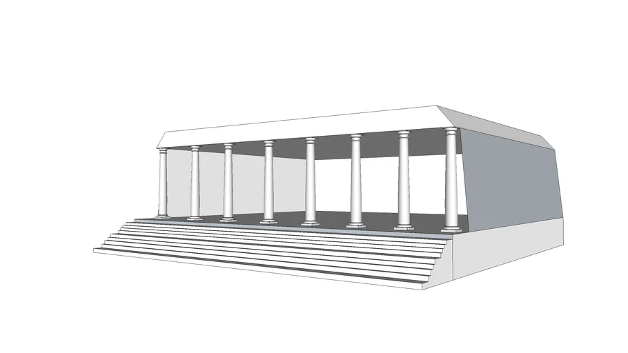 Greek Architecture Building | 3D Warehouse
