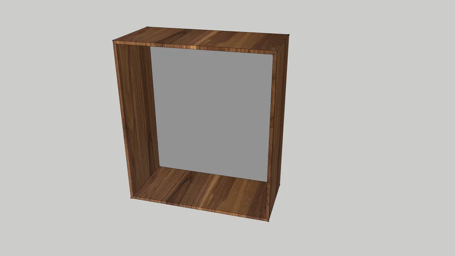 Medium grid wall box | 3D Warehouse