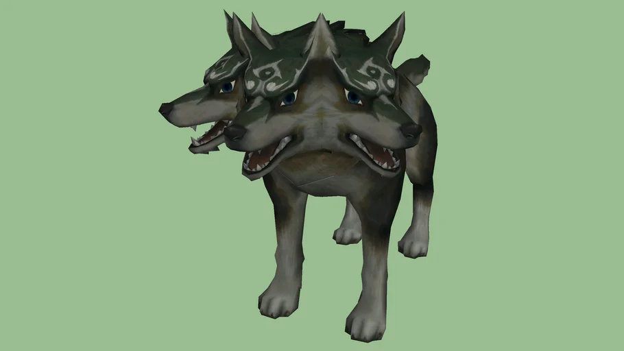 Cerebus (three headed dog) | 3D Warehouse