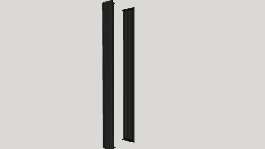Panduit PatchRunner Vertical Cable Manager Door 8' (PRD8) Ver1.1 | 3D ...