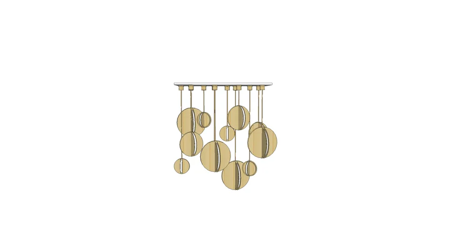 Kestrel living room multi-pendant model COPY.skp | 3D Warehouse