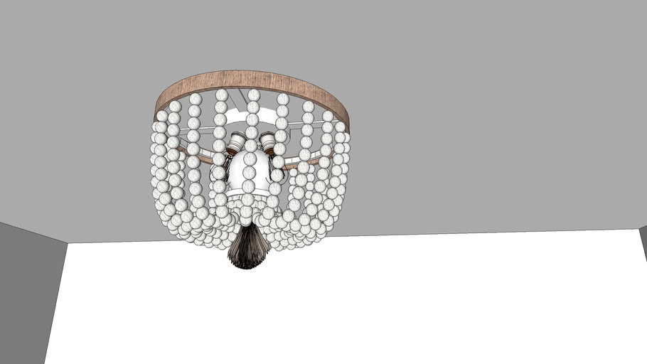 BOHO BEADED CHANDELIER - LIGHTING VRAY READY | 3D Warehouse