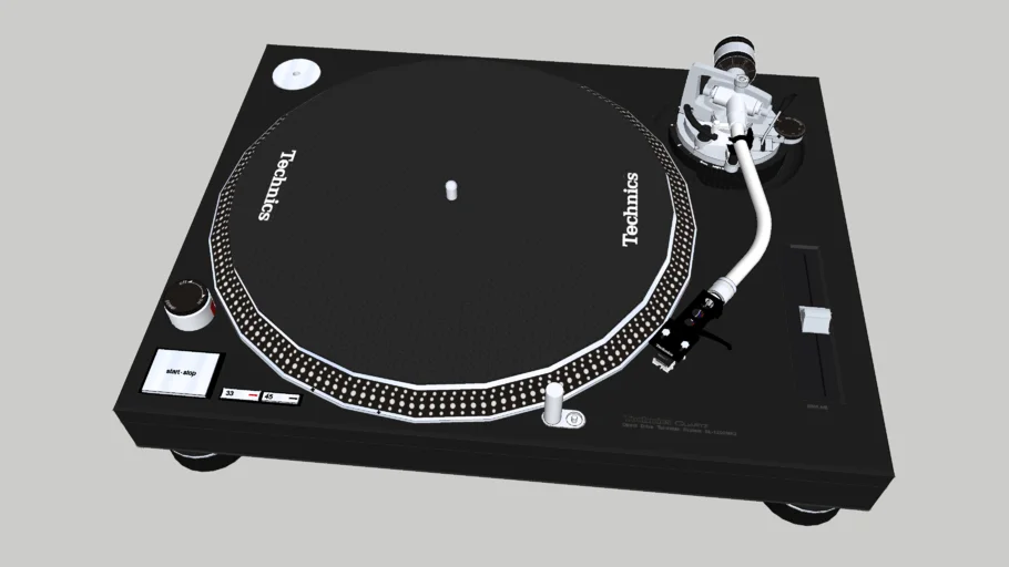 Technics SL-1300MK2 Black | 3D Warehouse